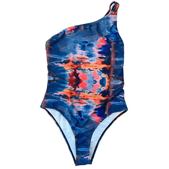 Dolls Kill | Swim | Dolls Kill Poster Grl One Piece Asymmetrical ...